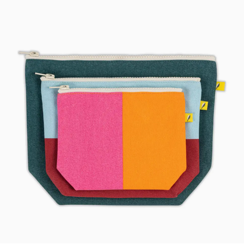 Three Zips Pouch Set – The Youngsters